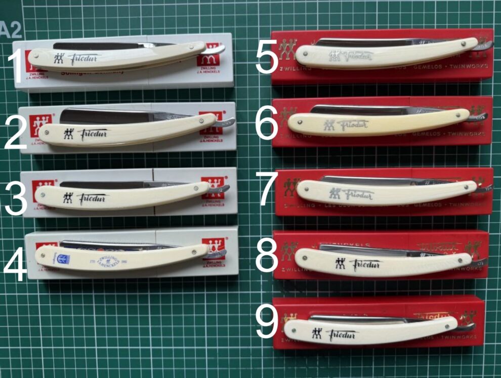 NOS J.A. Henckels Solingen Zwilligswerk Friodur Inox Germany Straight ...